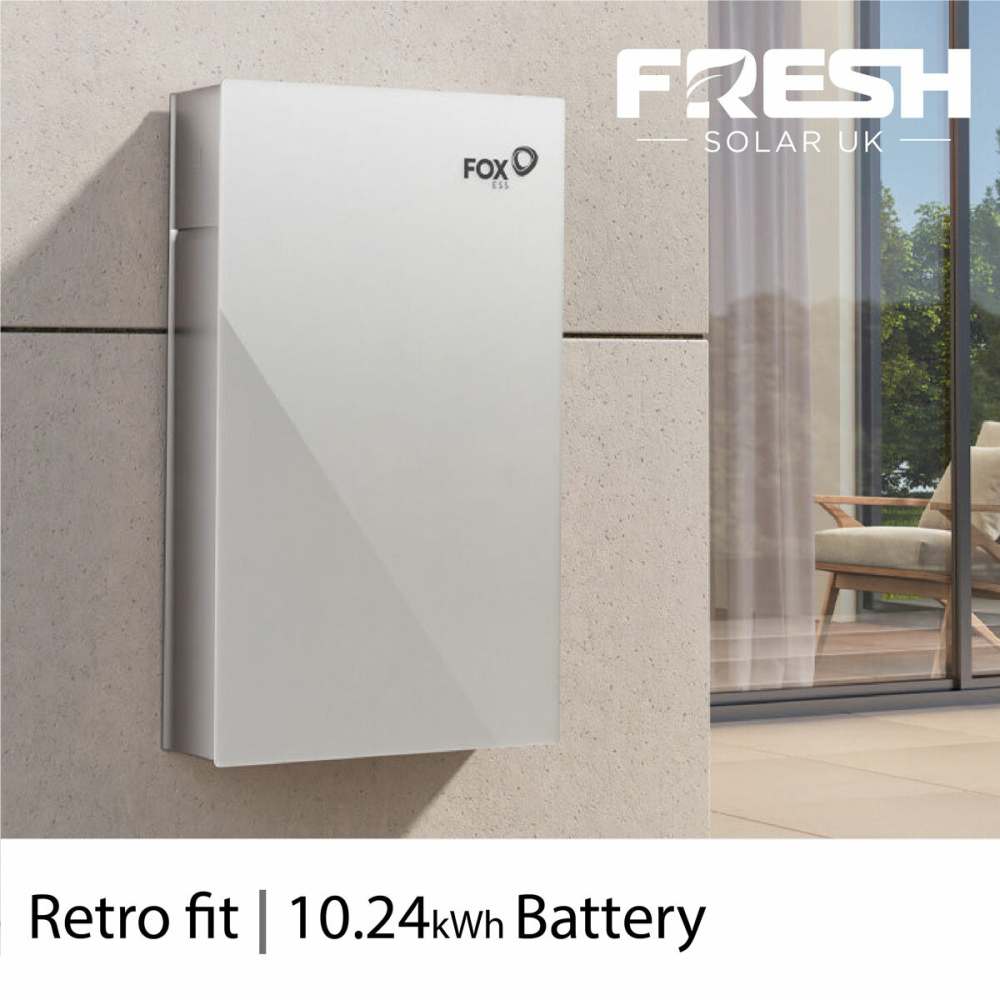 Fresh Solar Retro Fit Fox ESS Evo 10 Battery System, 10.24kWh - Think ...
