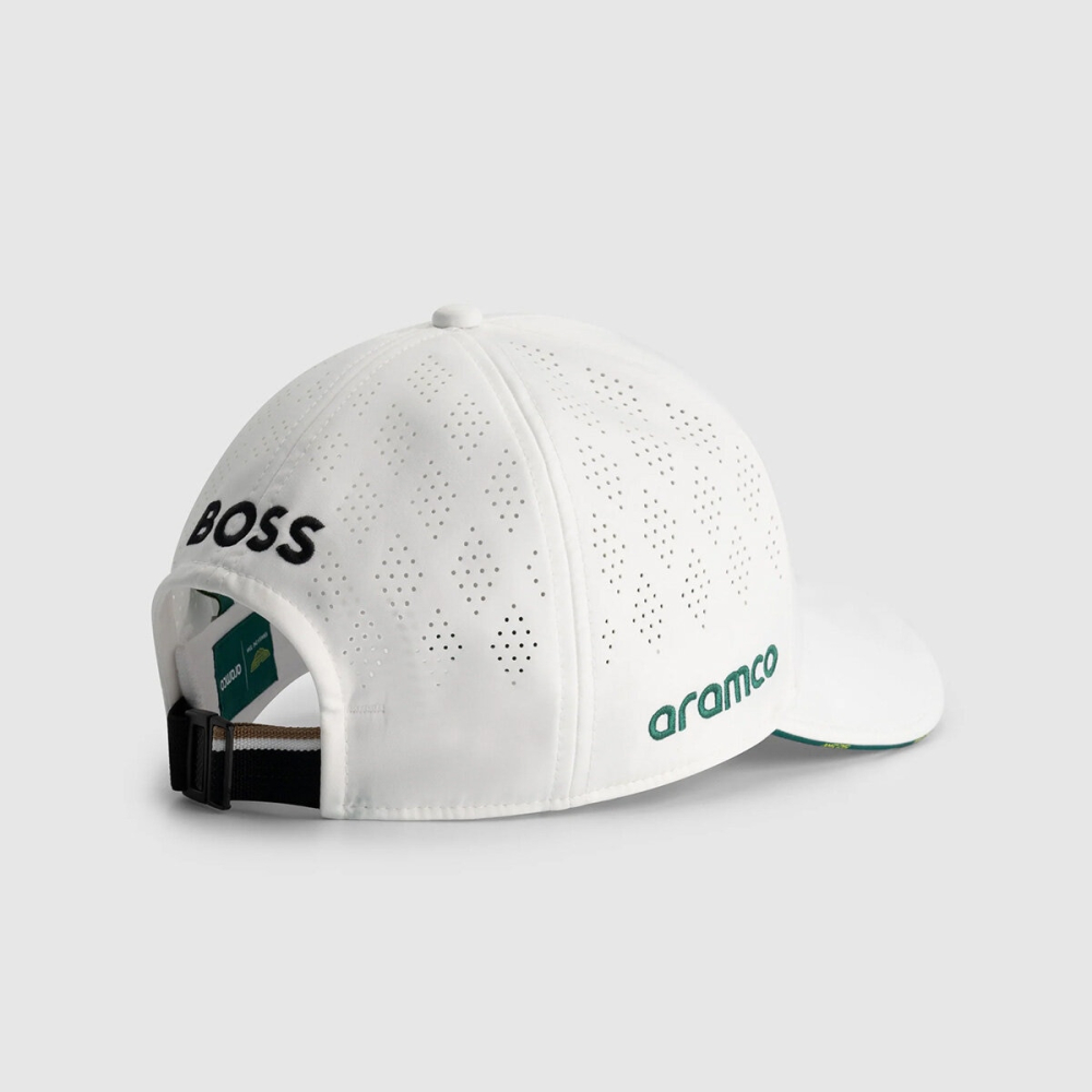 Aston Martin F1 Unisex Baseball Cap 2025, In White - Think Assemble