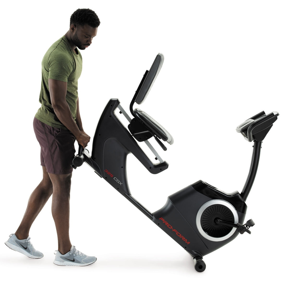 ProForm 325 CSX Recumbent Bike With Mat & Heart Rate Band - Think Assemble